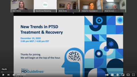 Webinar - Trends in PTSD Treatment & Recovery - MDGuidelines