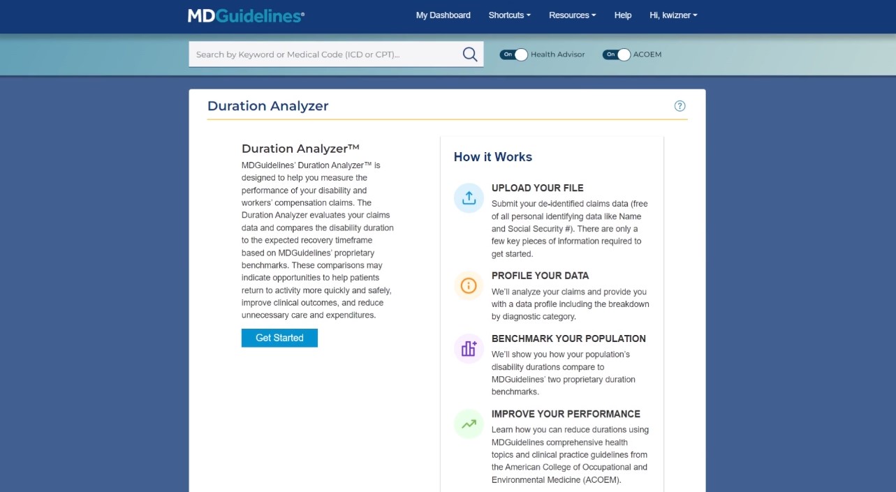 Video Tutorial – Duration Analyzer - MDGuidelines